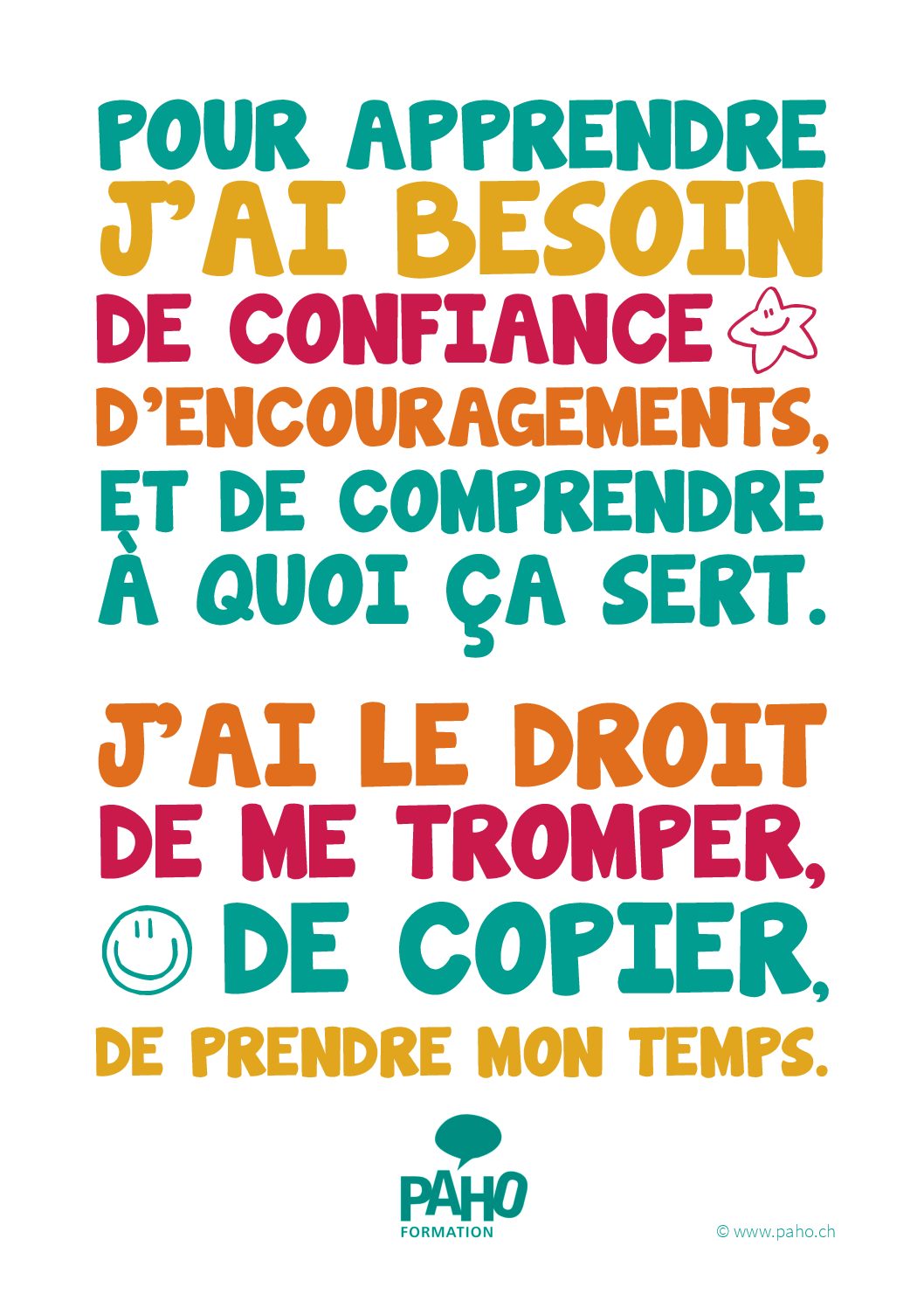 Poster | Cap sur la Confiance